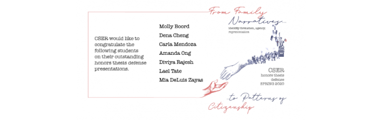Cser Honors Thesis Defense Spring 2020 Cser