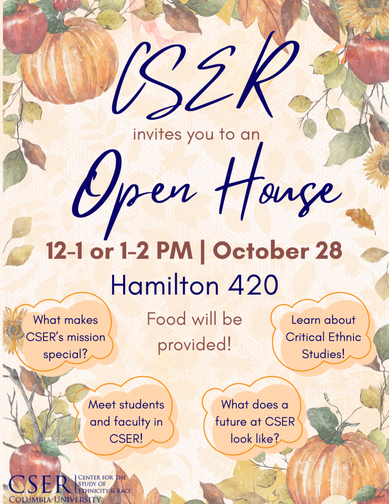 CSER Fall 2024 Open House | CSER