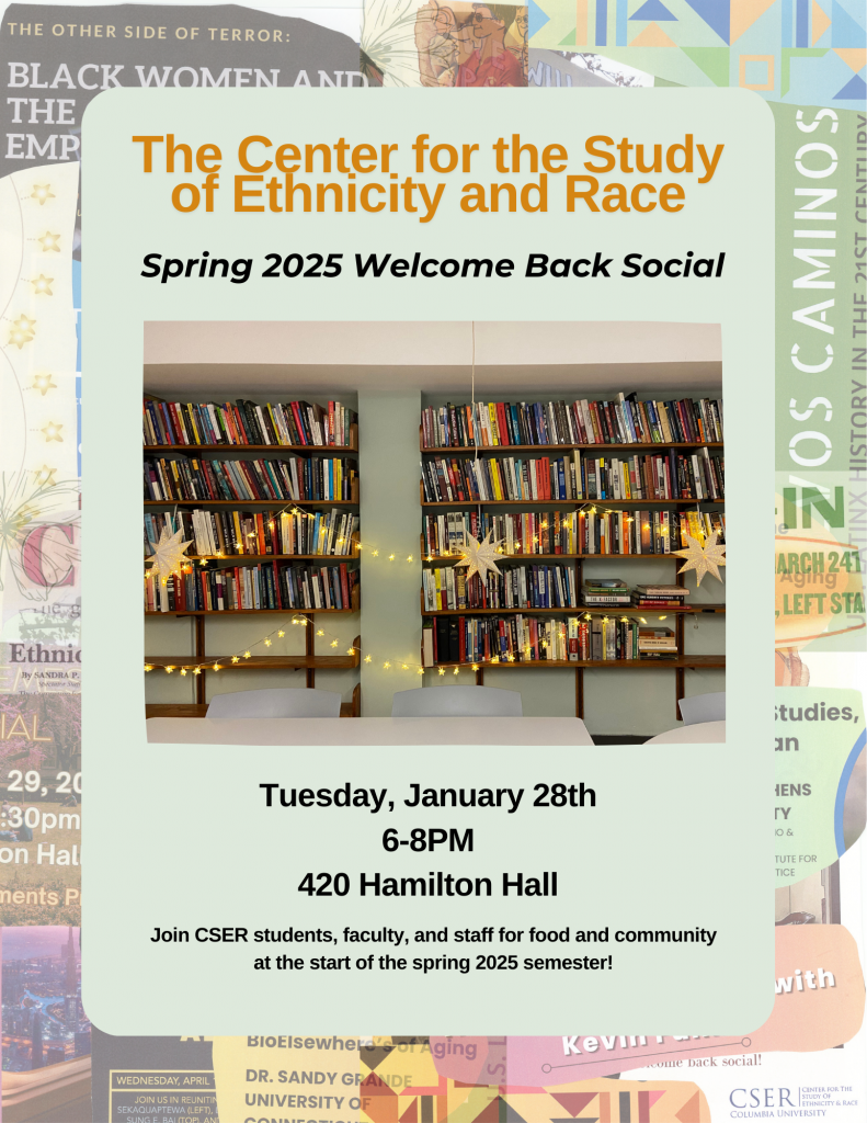 CSER Spring 2025 Welcome Back Social | CSER